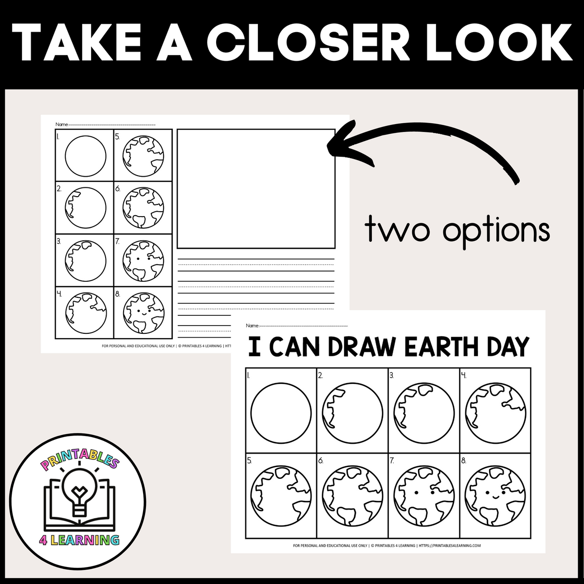 Earth Day Writing and Drawing Prompts for Kids – Printables 4 Learning