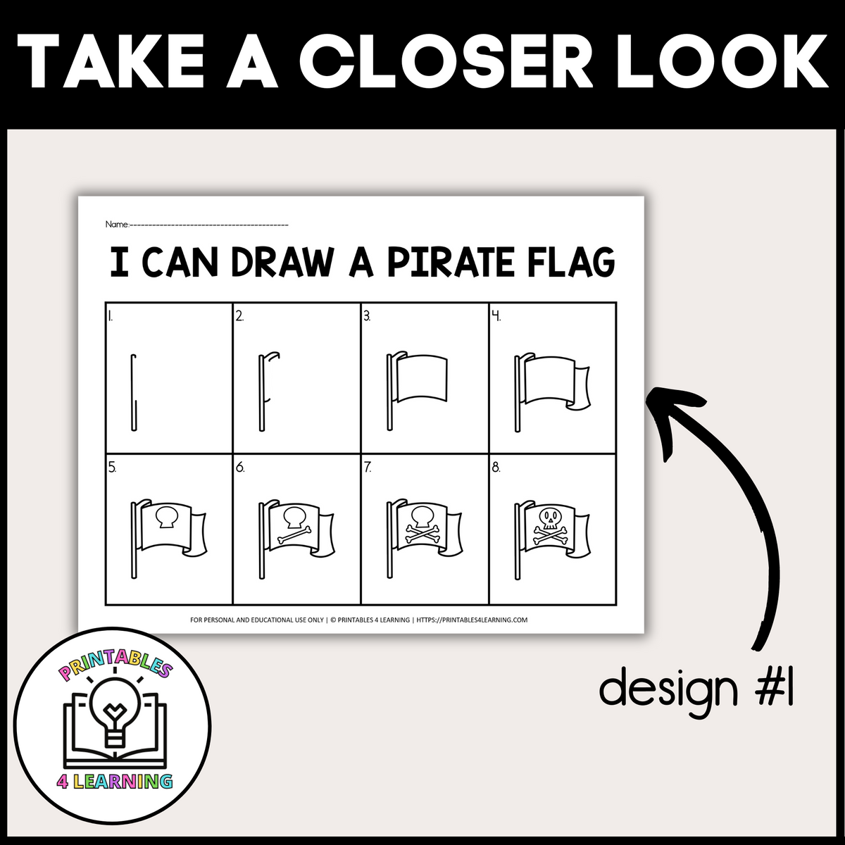 Pirate Writing and Drawing Prompts for Kids – Printables 4 Learning