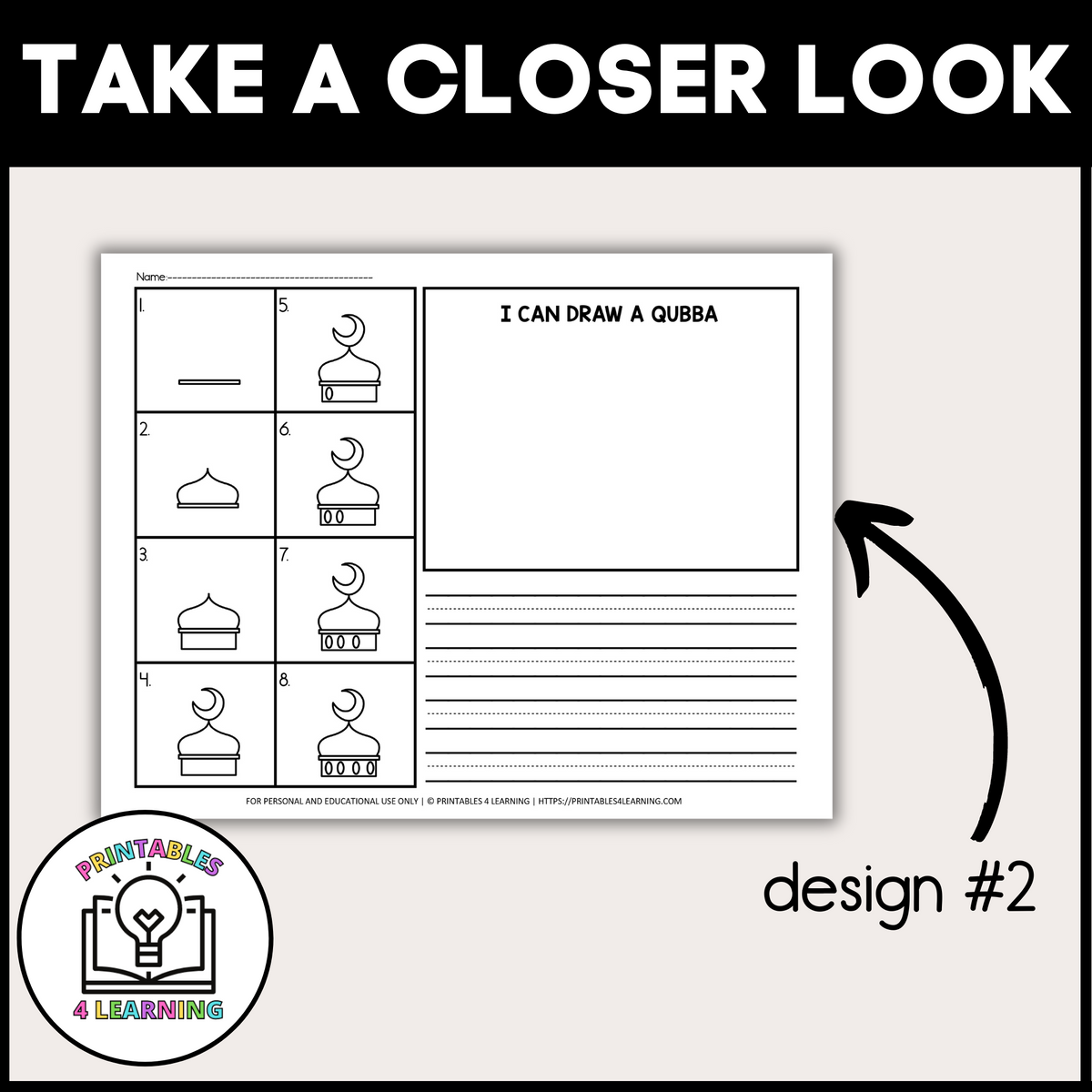 Ramadan Writing and Drawing Prompts for Kids – Printables 4 Learning