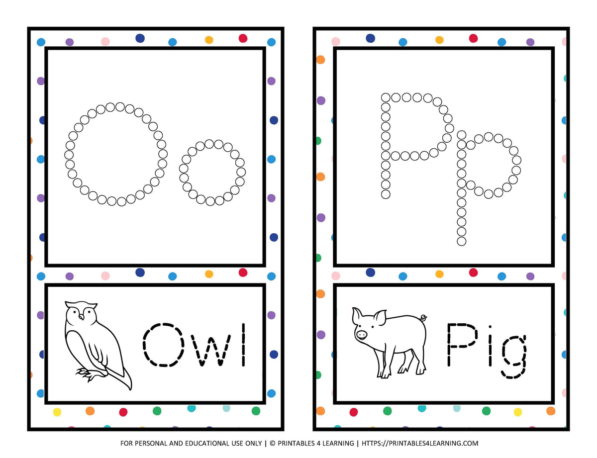 Fine Motor Task Cards: ABC Q-Tip Pack – Printables 4 Learning