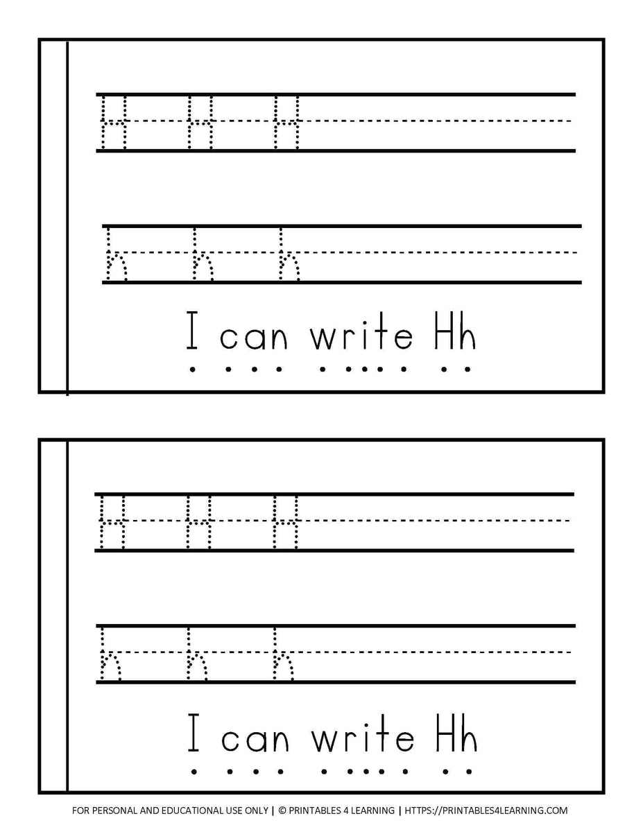 Letter H Emergent Reader Coloring Book – Printables 4 Learning