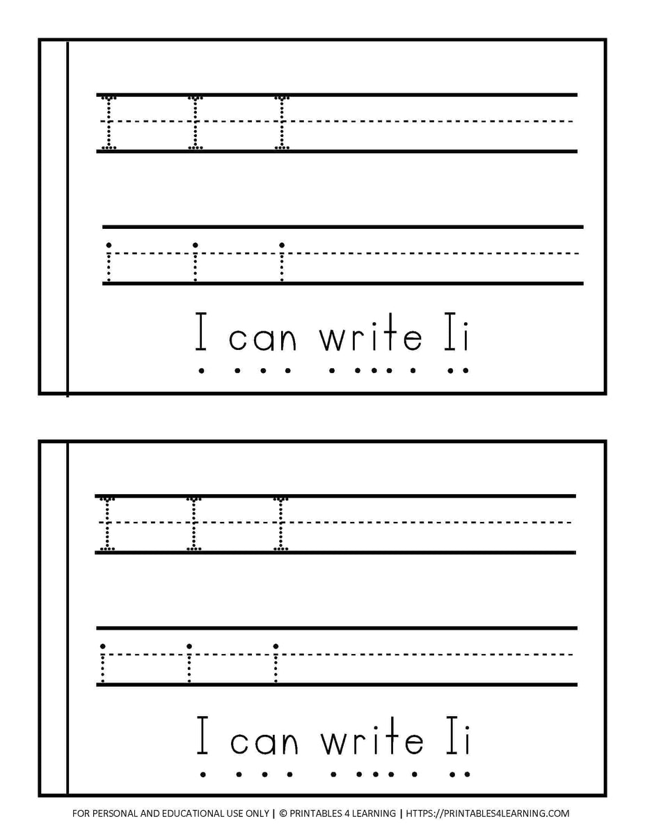 Letter I Emergent Reader Coloring Book – Printables 4 Learning