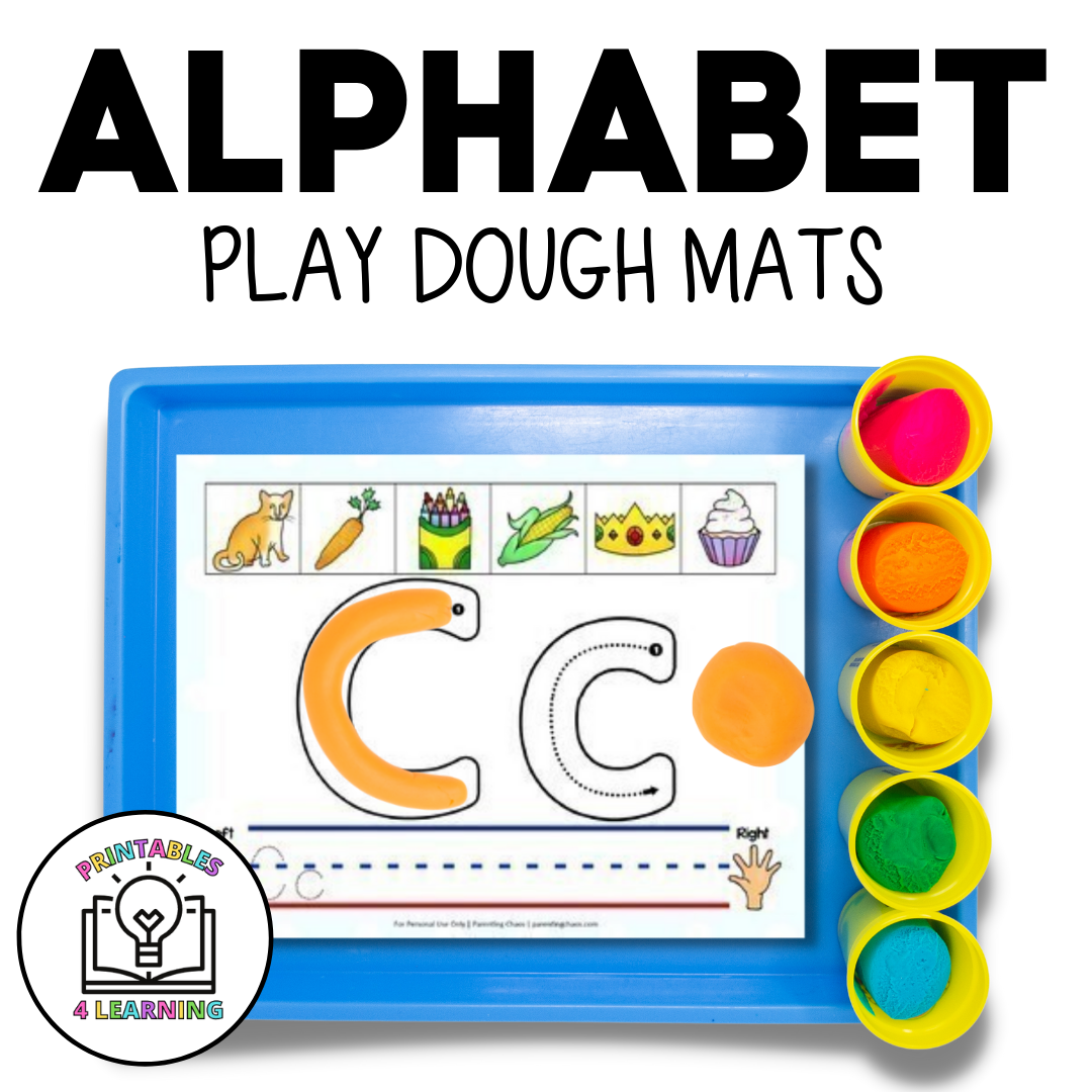Alphabet Play Dough Mats – Printables 4 Learning