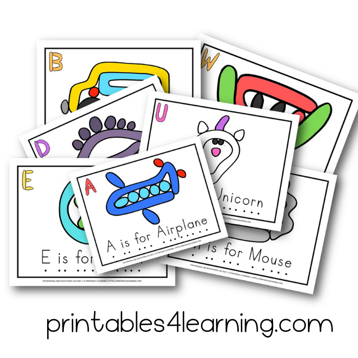 Alphabet Play Dough Mats Bundle – Printables 4 Learning