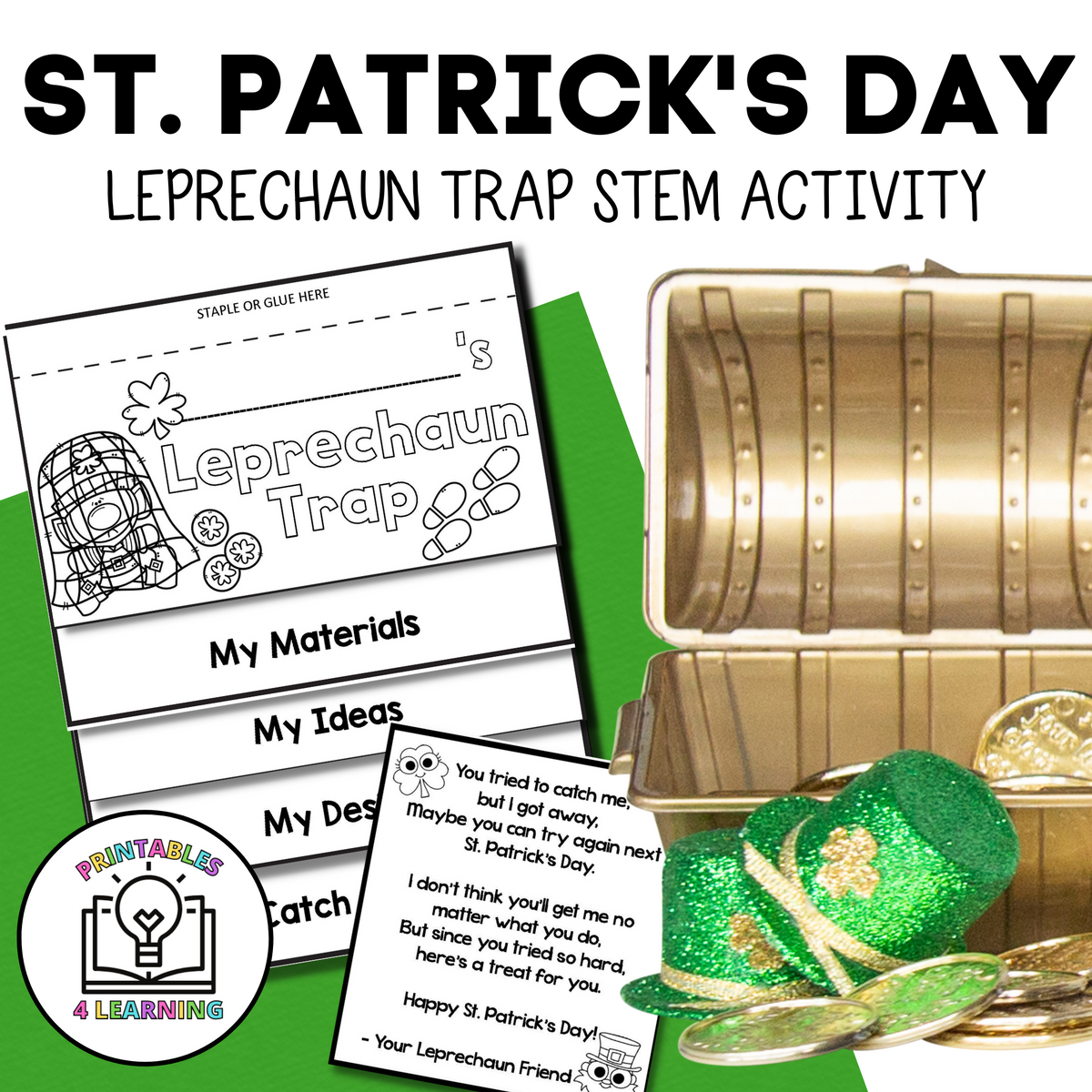 Leprechaun Trap STEM Project – Printables 4 Learning