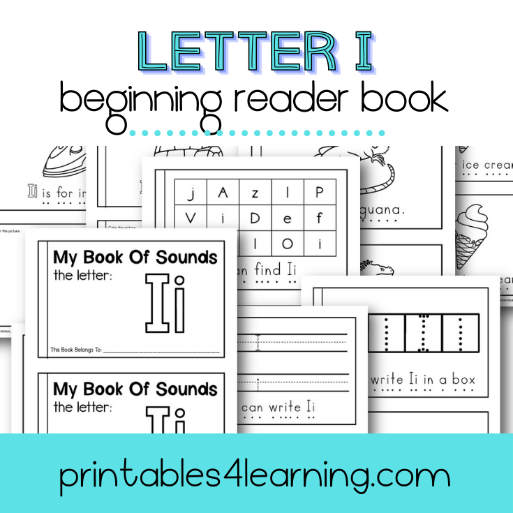 Letter I Emergent Reader Coloring Book – Printables 4 Learning
