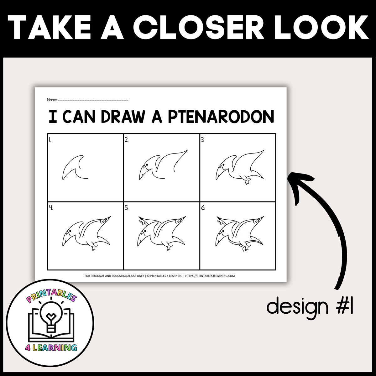 Dinosaur Writing and Drawing Prompts for Kids – Printables 4 Learning