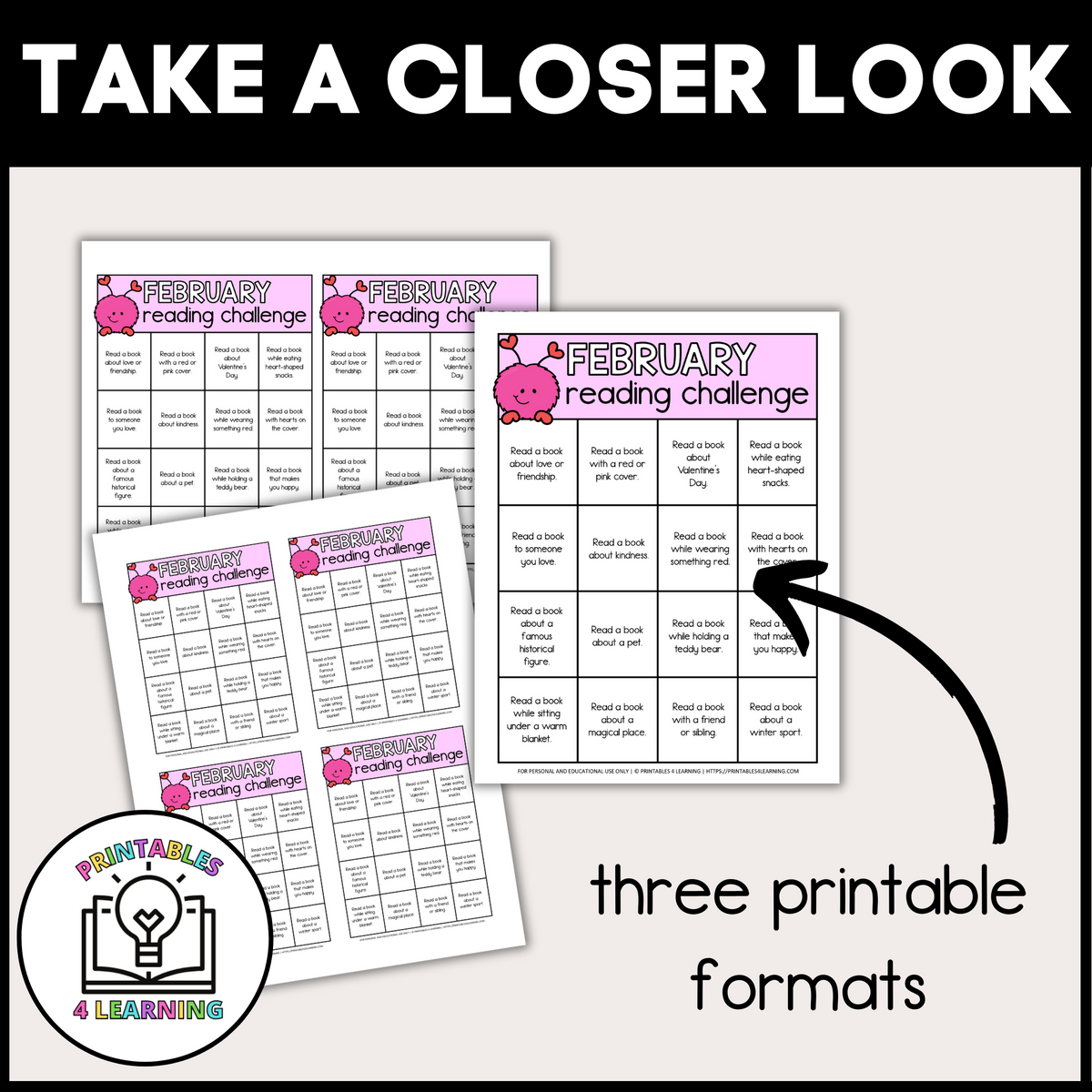 Reading BINGO - Monthly and Seasonal Reading Logs – Printables 4 Learning