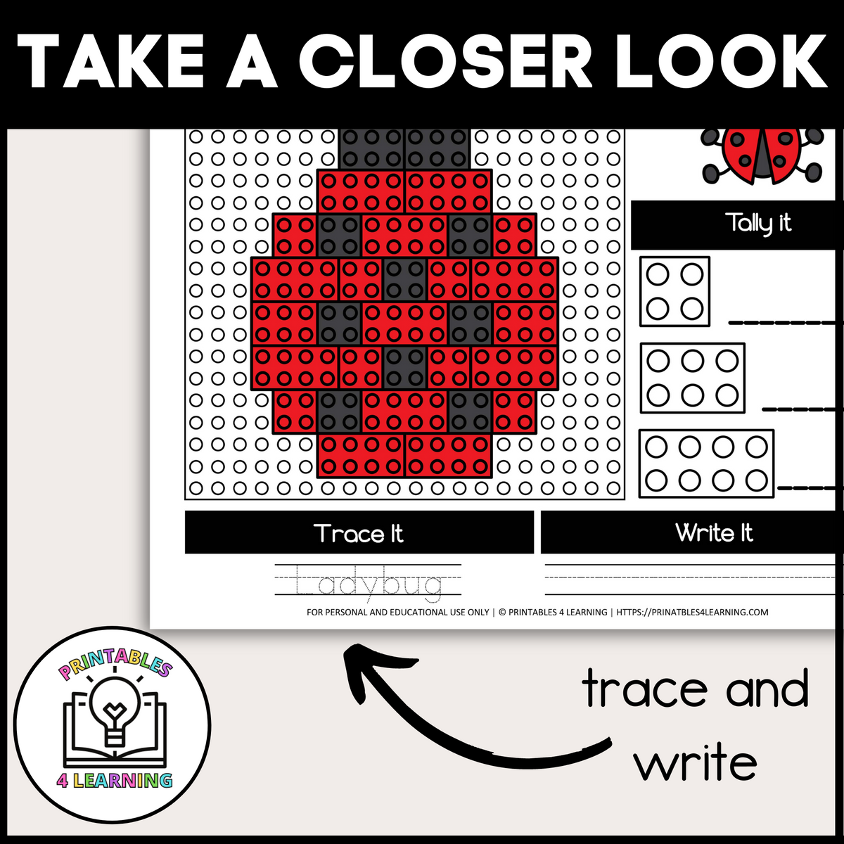 Spring Building Block Mats – Printables 4 Learning