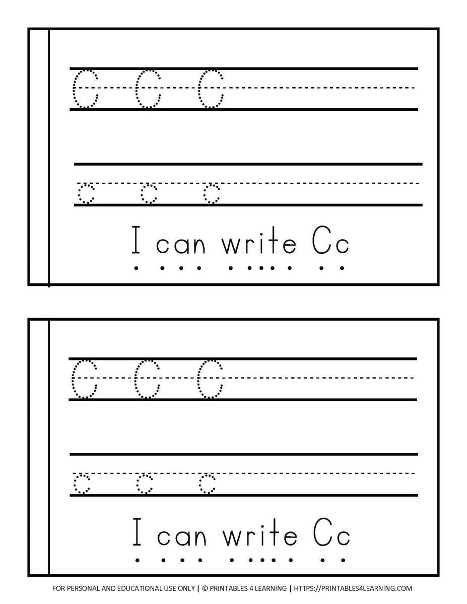 Letter C Emergent Reader Coloring Book – Printables 4 Learning