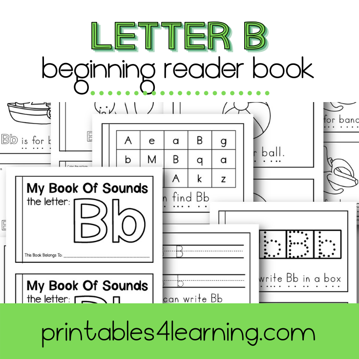 coloring book letter b