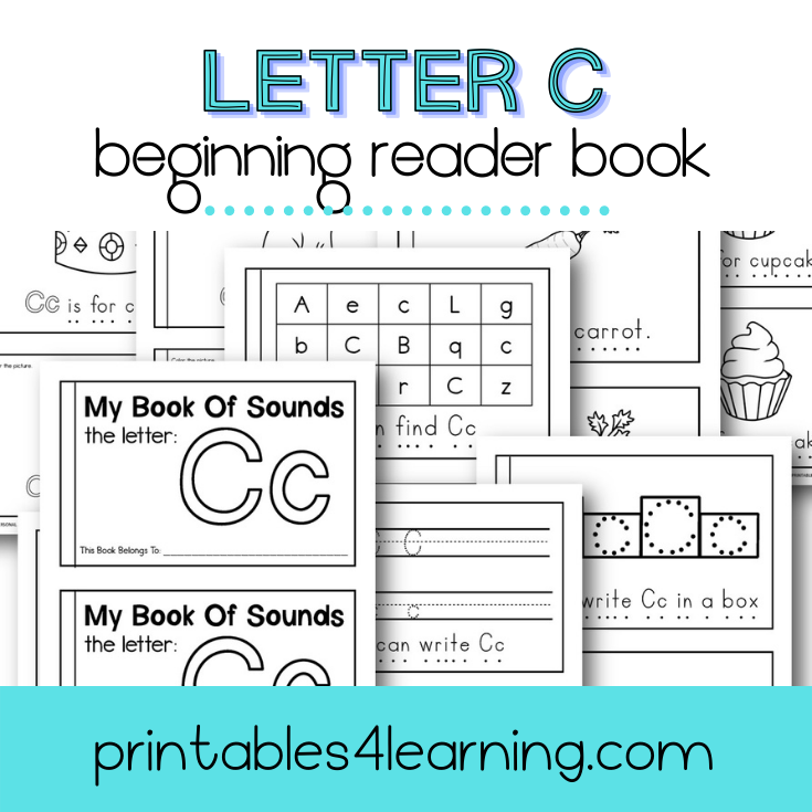coloring book letter c
