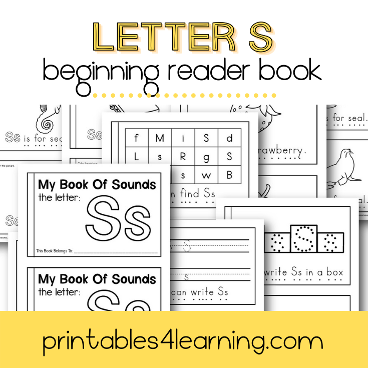 letter s coloring book